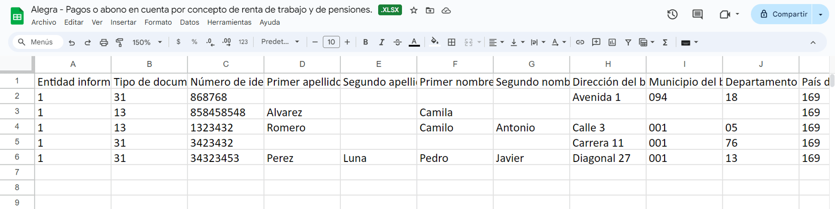 Formato 2276 de información exógena, configura y genéralo en Alegra