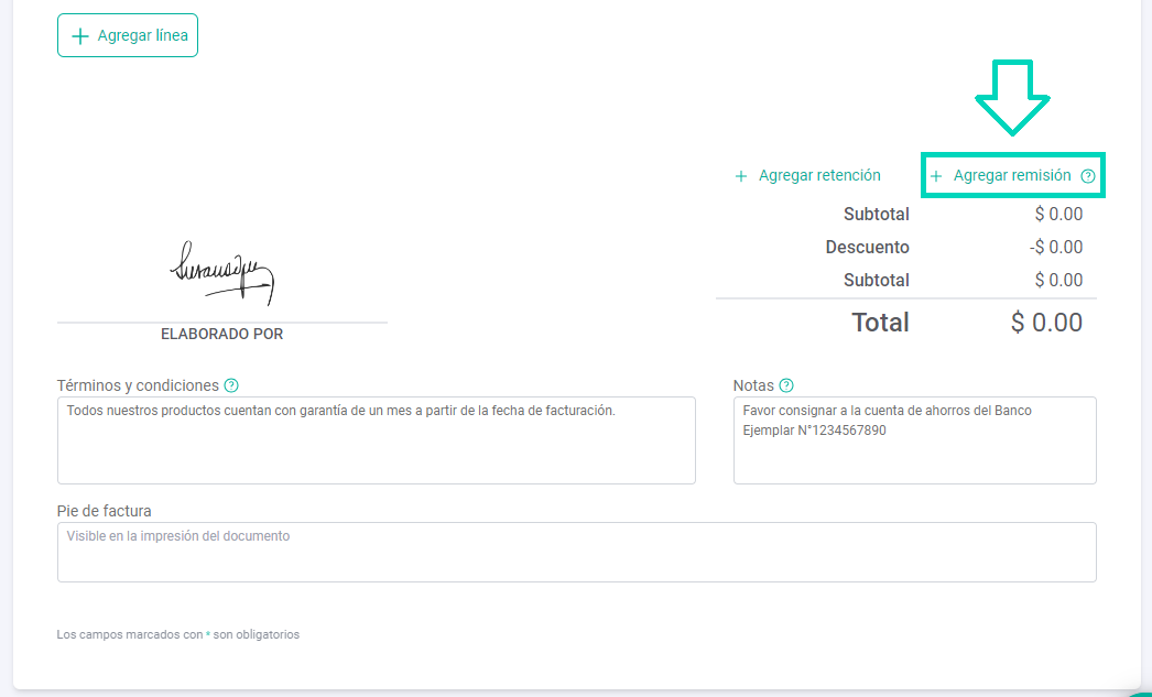 ¿Cómo crear una remisión, remito, conduce u orden de servicio en Alegra?