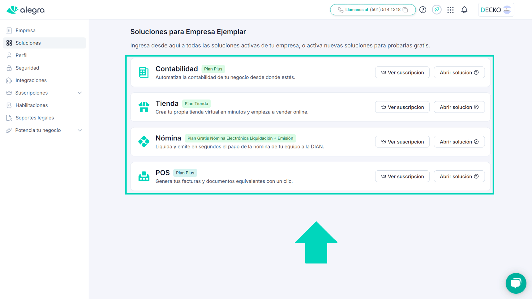 Conoce cómo gestionar y configurar todas las soluciones de Alegra