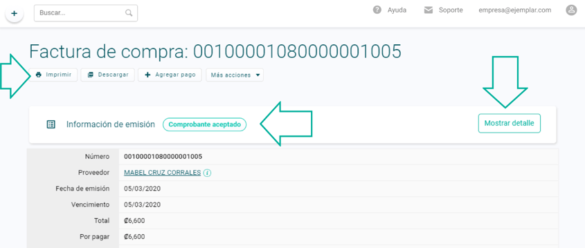 Emita sus facturas de compra electrónicas en Alegra - Costa Rica