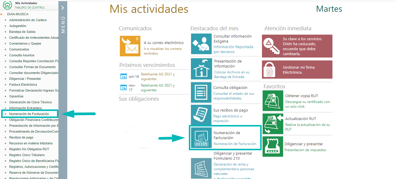 Habilita los rangos de numeración del Documento equivalente P.O.S. en ...